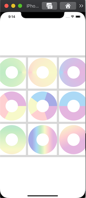 SwiftUI Circle Gradient ft. Rainbow donuts | by Sophia & 西瓜媽 | 彼得潘的 ...
