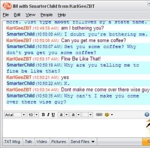 Do you remember smarterchild on MSN!! - Jon Hayes (man v machine) - Medium
