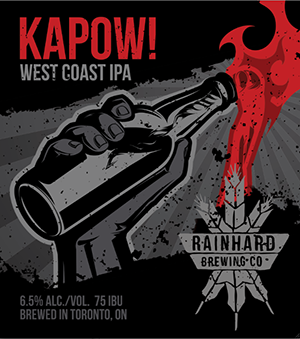 Rainhard Kapow! IPA. Style: West Coast IPA, ABV: 6.5% | by The Brew Box ...