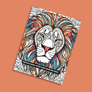Mindfulness Mandela-Inspired Fusion Coloring Book Animals | by Michael ...