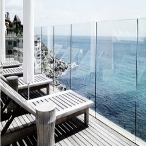 Glass Balustrade Wamberal Glass. Beautiful, modern glass balustrade ...