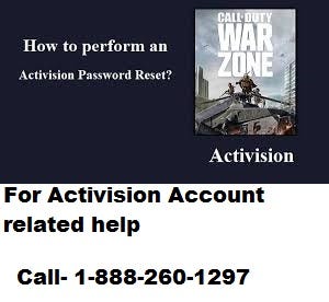 1-888-260-1297 How to do Activision Password Reset| Activision Account ...