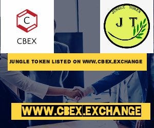 Jungle Token Listed Cbex Exchange | by Jungle Token | Medium