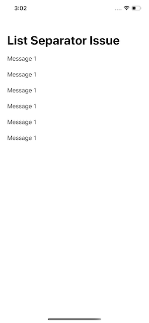 How To Remove List Line Separator In Swiftui Mac Oclock Medium