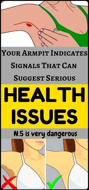 6 Armpit Signals That Can Indicate Health Issues - Luna - Medium