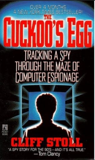Book Review: The Cuckoo’s Egg by Cliff Stoll | by Michael Lortz ...