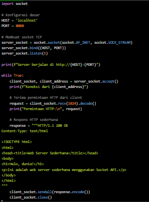 Membangun Web Server Sederhana dengan Socket API | by Nasrulbahril | Apr, 2025 | Medium