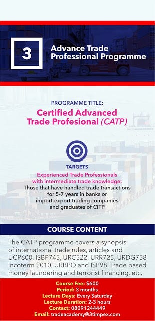 Certified Advanced Trade Professeional (CATP) | by 3T IMPEX CONSULTING ...
