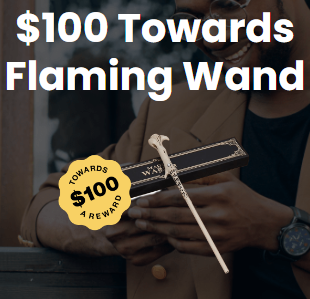 Your Chance to get $100 Towards Flaming Wand - Contrackshahin - Medium