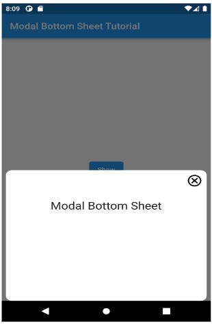 How to create a Modal Bottom Sheet in your Flutter App without using any third party package or ...