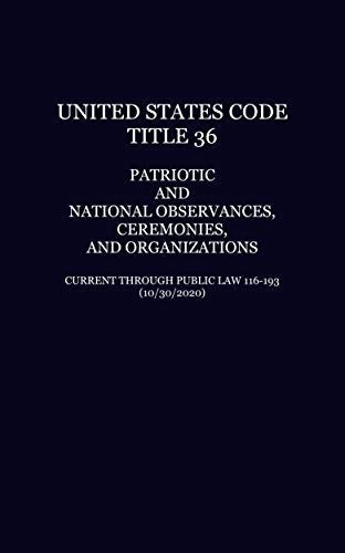 Download In #PDF United States Code: Title 36 — Patriotic and National ...