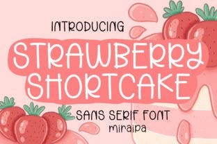 Strawberry Shortcake Font | by Sophiaspectra | Medium