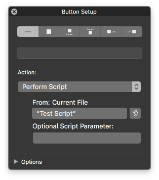FileMaker 17 Button Setup Window Makes Changing Script Parameters Easier | by LuminFire ...