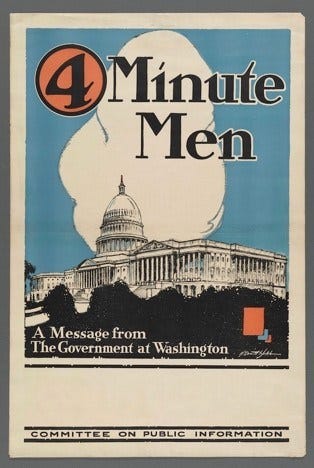 The Four Minute Men. Everyone has heard of the Minute Men… | by Randall ...