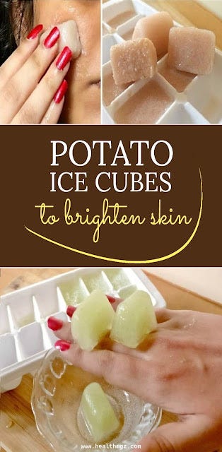 Potato Ice Cubes To Brighten Skin - wellnessmgz4 - Medium