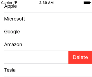 Enable slide to delete in UITableView. | by Farhan Syed | iOS App Development | Medium