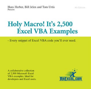 [DOWNLOAD IN ^>PDF (Holy Macro! It’s 2,500 Excel VBA Examples: Every Snippet of Excel VBA Code ...