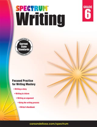 [Download PDF] Spectrum 6th Grade Writing Workbooks, Ages 11 to 12, 6th ...