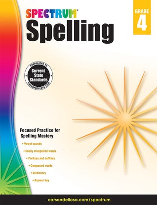 [PDF Download] Spectrum Spelling Workbook Grade 4, Ages 9 to 10, 4th ...