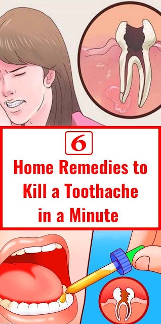 6 home remedies to kill a toothache in a minute - Isobel roberts - Medium