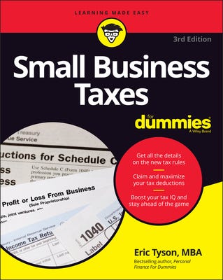 (PDF/ePub) Small Business Taxes for Dummies By Eric Tyson | by Leisha Averil | Jun, 2024 | Medium
