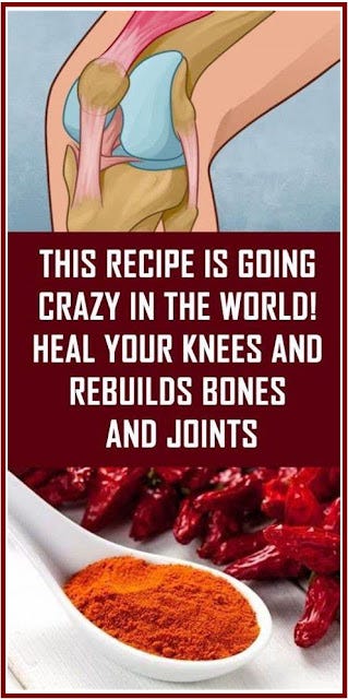 This Recipe is going Crazy in the World! Heal your Knees and Rebuilds ...