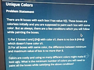 Unique Colors Problem Statement There Are N Boxes With Each Box I Has ...