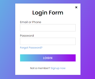 Create Login Page Design In HTML And CSS With Source Code | by Cwrcode | Medium