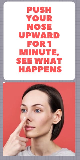 Push Your Nose Upward for 1 minute, See What Happens - Romee Jansen ...