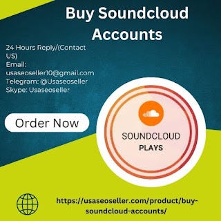 Buy Soundcloud Accounts. 24 Hours Reply/(Contact US) | by Buy ...