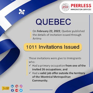 Quebec Invites 1011 immigrants in latest Quebec PNP Draw | by Peerless ...