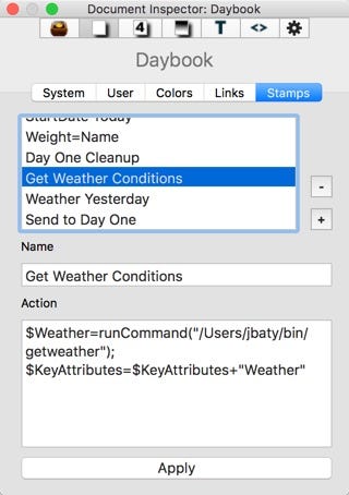 Weather logging in Tinderbox Updated | by Jack Baty | Medium