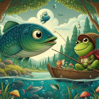 A Fish And Frog. Here’s a Little Fable For All Of You, I… | by HARSHAL ...