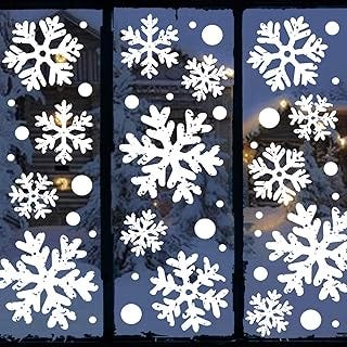 Transform Your Space with Ivenf Extra Large White Snowflake Window ...