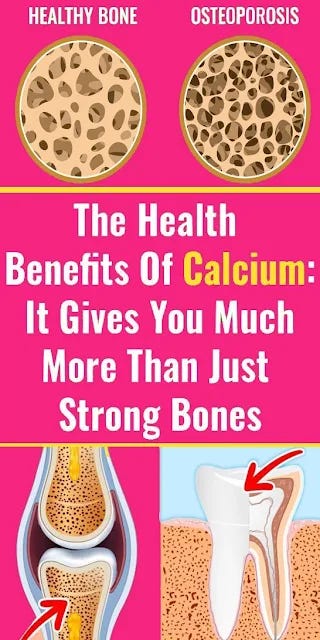 The Health Benefits Of Calcium: It Gives You Much More Than Just Strong ...
