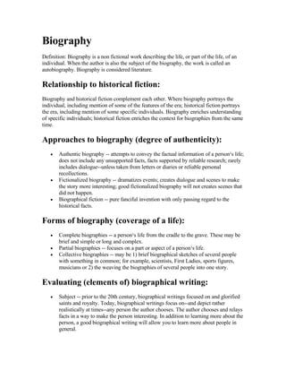 How to Write Fictional Biography: Master Storytelling Skills | by ...