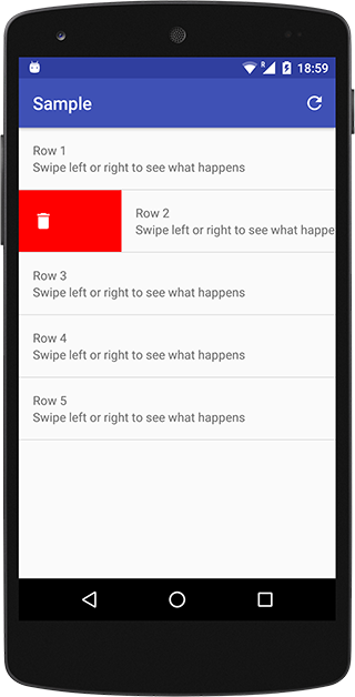 RecyclerView: Swiping with style ;-) | by Paolo Montalto | Medium