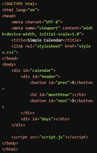 How i developed my first calendar Program using Javascript language ...