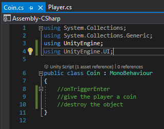 Unity: Creating Collectables. Played Mario? Rhetorical question. Heck… | by Thomas Mauro | Medium