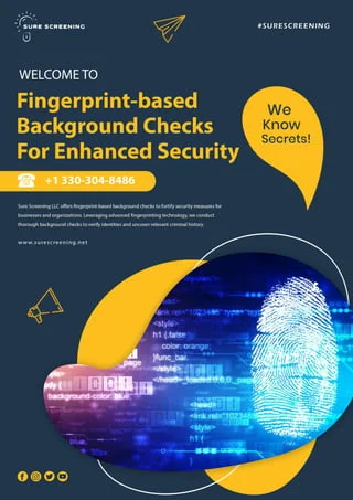 Fingerprint-Based Background Checks: Ensuring Security and Trust with ...