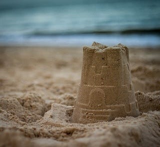 Sand Castle Days. As the sun rises to meet the fading… | by James ...