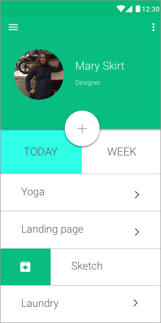 #2 Daily UI Challenge. Profile (Material Design). Concept | by Daily UI ...