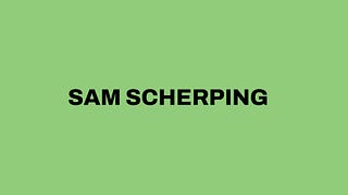 Sam Scherping – Medium