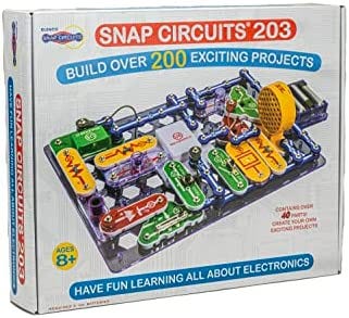 Snap Circuits 203 Electronics Exploration Kit | Over 200 STEM Projects ...