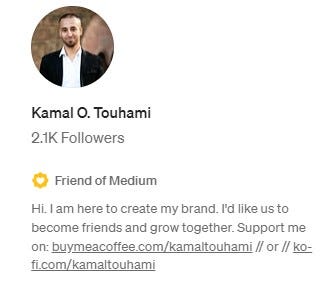 Time to change to Friend of Medium ‘FOM’ | by Kamal O. Touhami | Medium