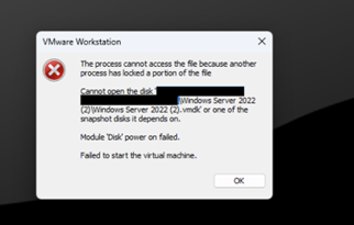 Troubleshooting VMware Workstation: Resolving “Module Disk Power Failed” Errors | by Mohamed ...
