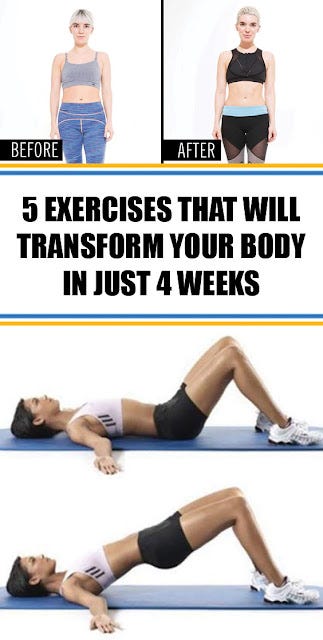 5 exercises that will transform your body in just 4 weeks - Betty ...