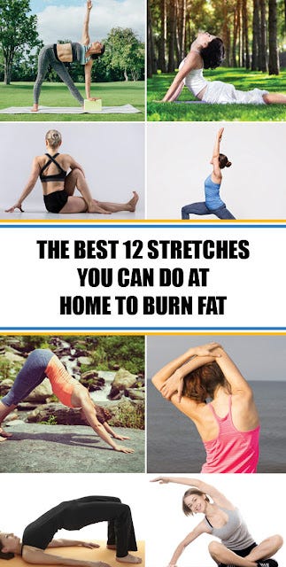 The Best 12 Stretches You Can Do at Home to Burn Fat - wellnessmgz4 ...