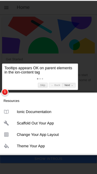 Ionic4 and IntroJs. Yesterday looking for improve and… | by Guillermo Gefaell Valcarce | Medium