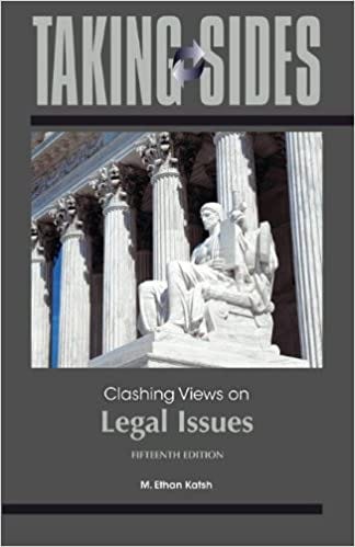 READ/DOWNLOAD!* Taking Sides: Clashing Views on Legal Issues, 15th ...